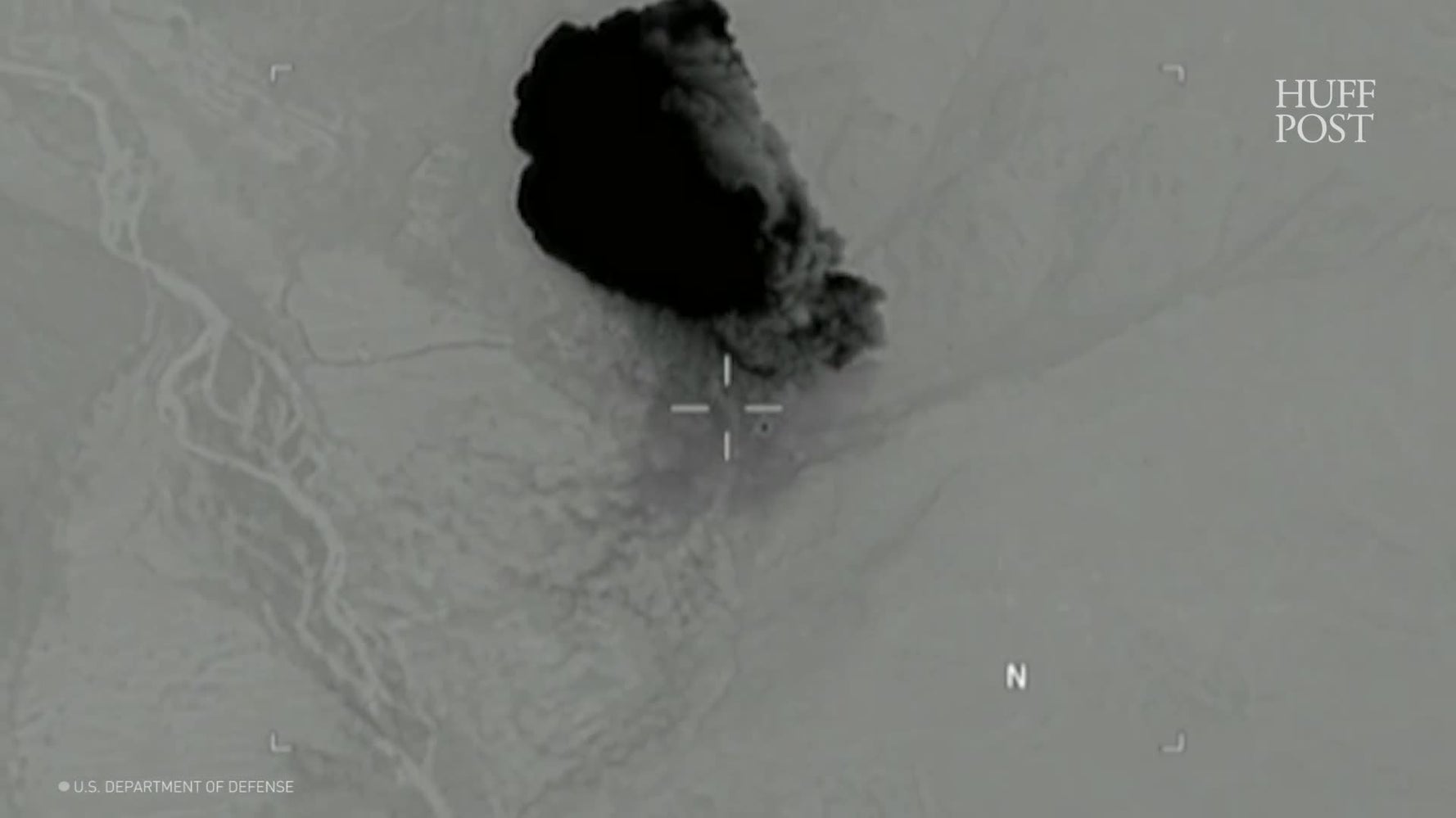 Footage Of MOAB Bomb Striking Afghanistan | HuffPost Videos