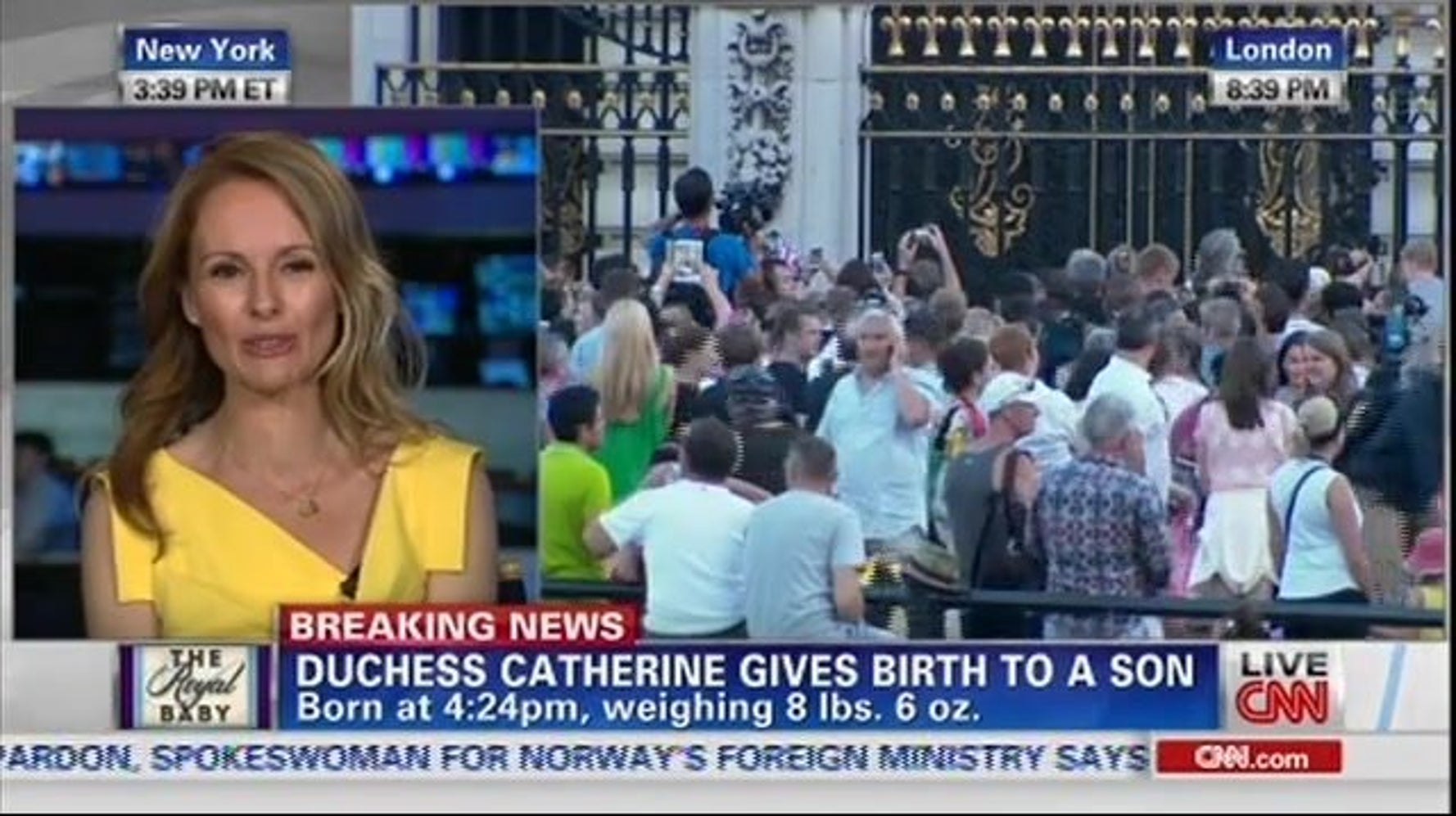 CNN Commentator Says Kate Is A 'Brilliant' Royal For Having A Boy ...