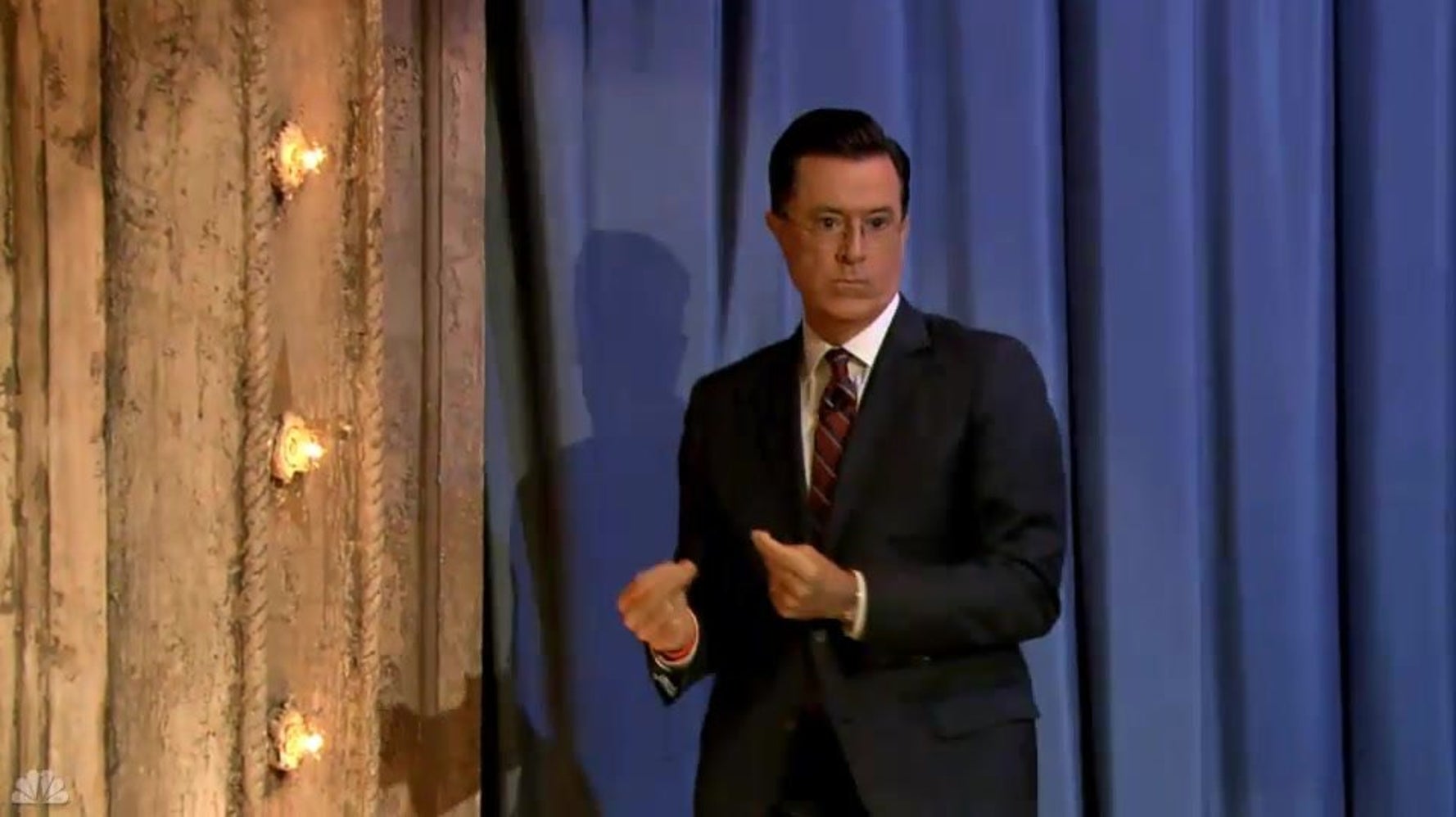 Colbert Makes Dancing Cameo On 'Late Night With Jimmy Fallon ...