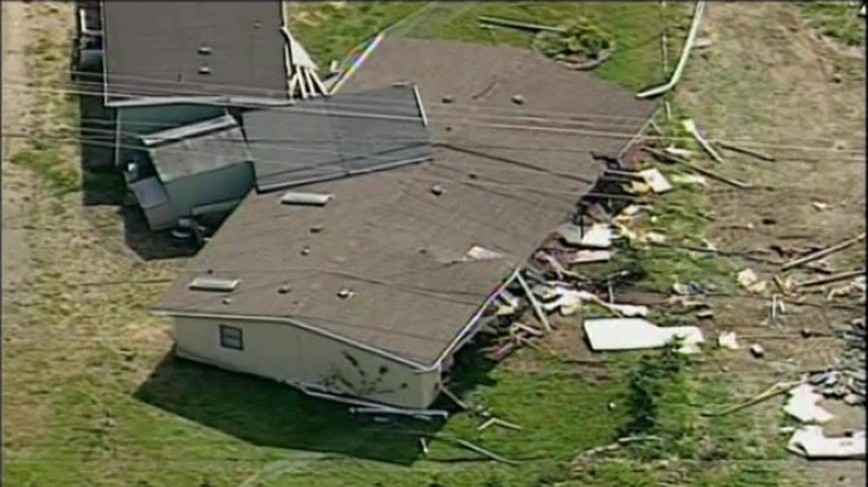 Man In Bulldozer Destroys Homes, Power Lines | HuffPost Videos