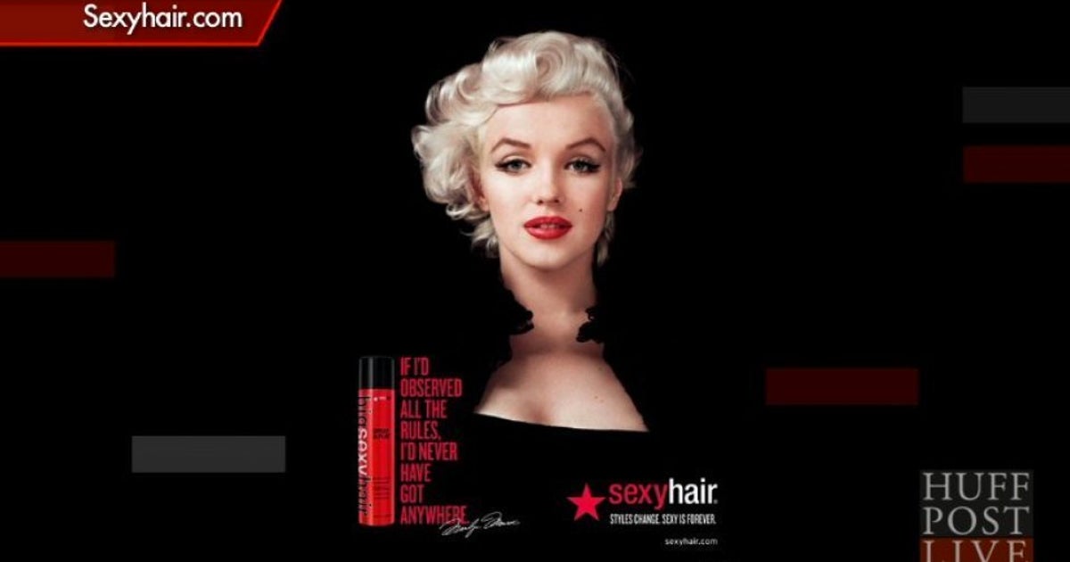 Marilyn Monroe Sexy Hair Ads Bring Actress Back To Life Huffpost Videos