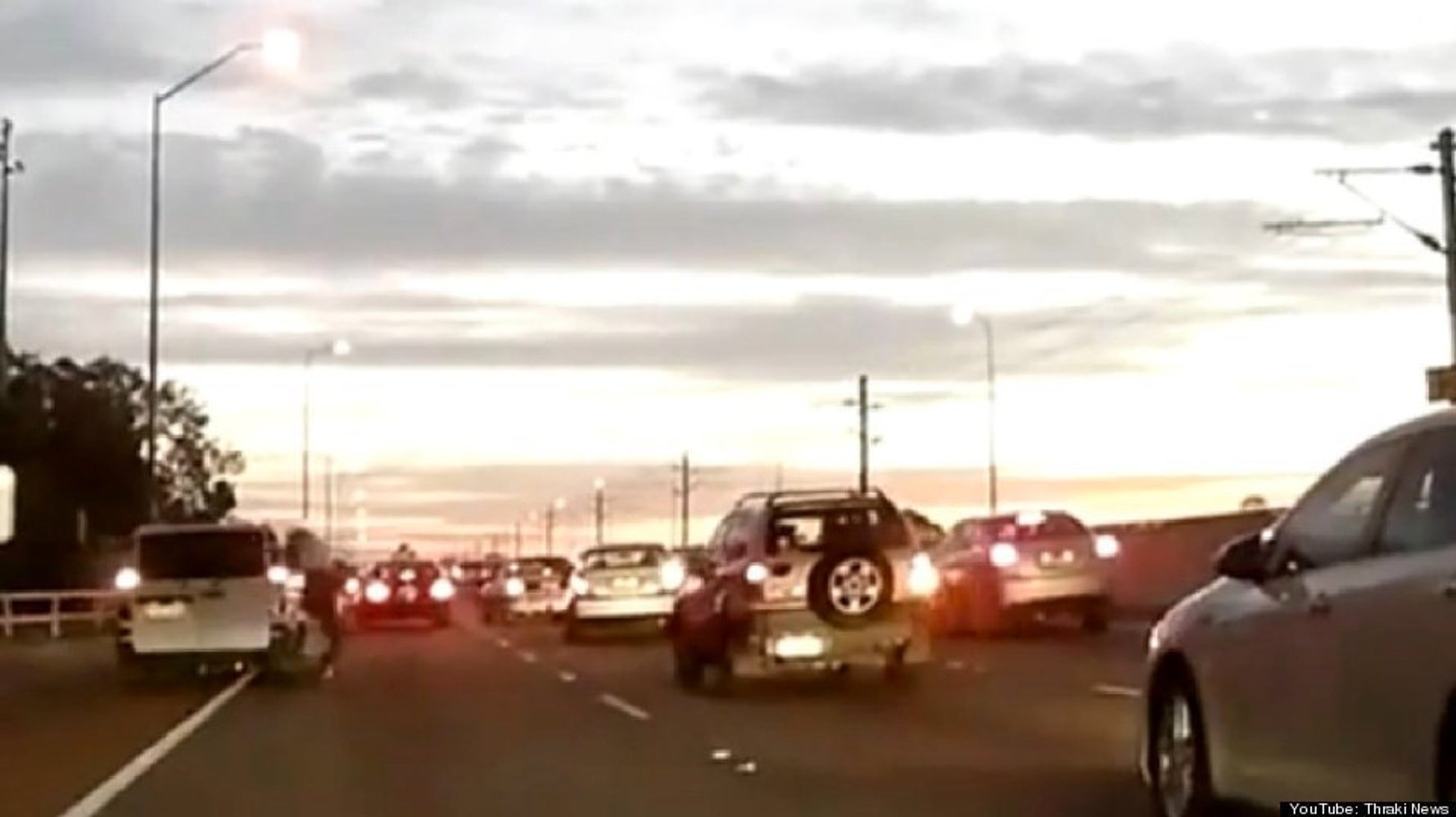 Rampaging Commuter Goes on 'Zombie Attack,' Headbutts Every Car in ...