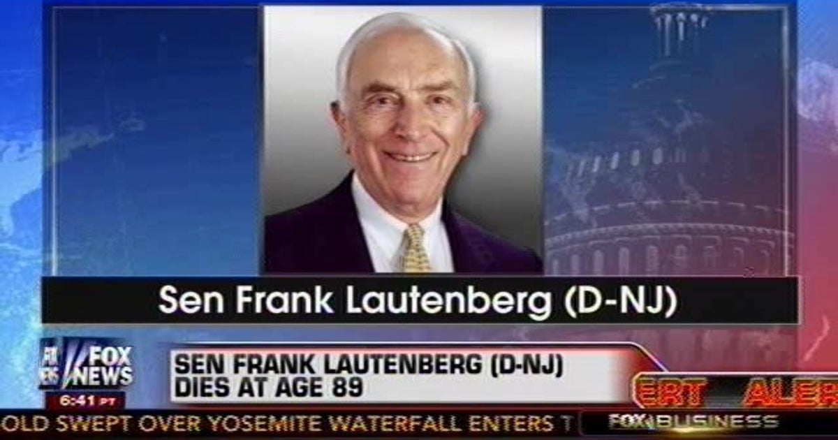 Sen. Frank Lautenberg Dead At 89 | HuffPost Videos