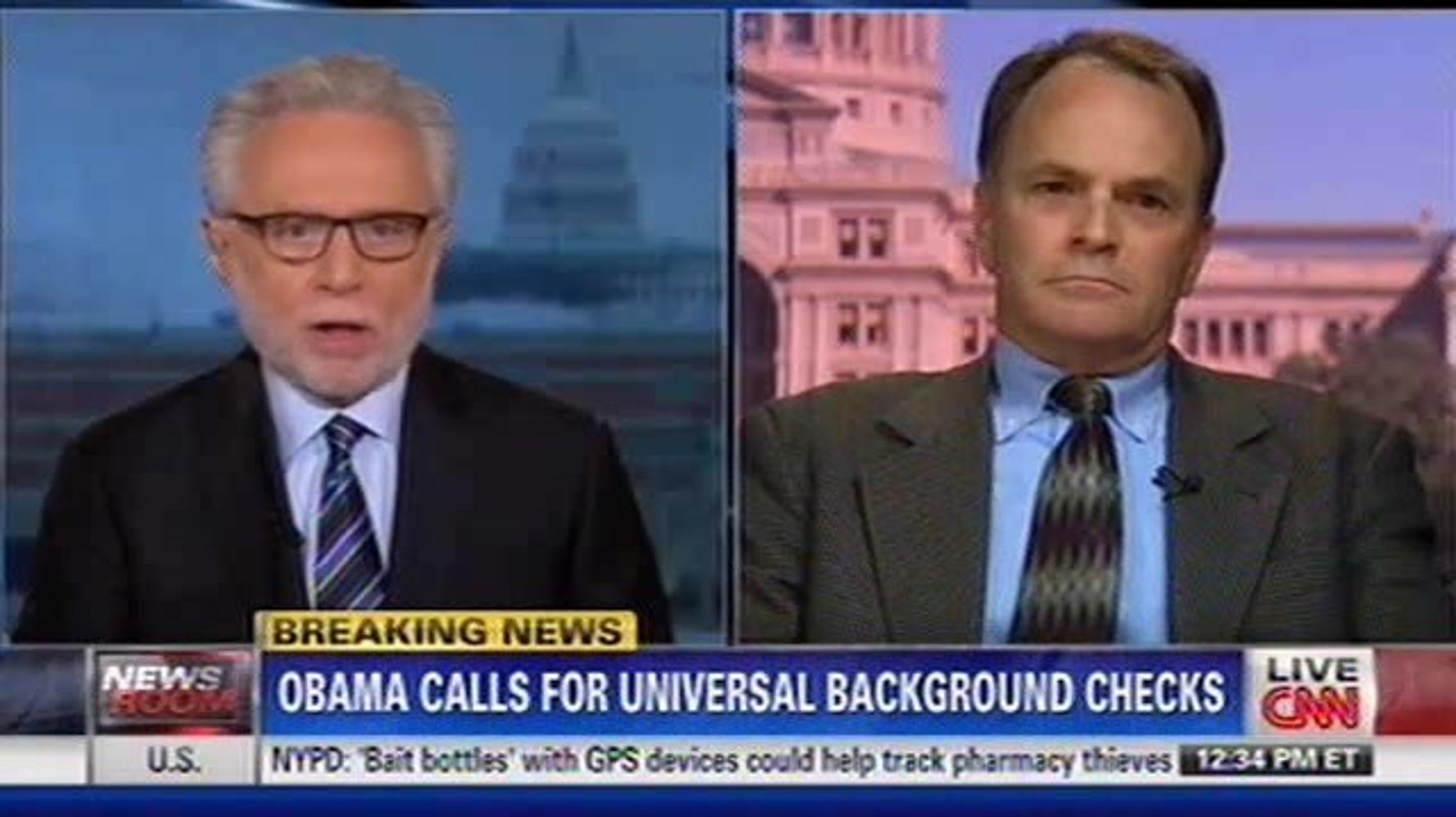 Wolf Blitzer Argues With Steve Toth On Universal Background Checks ...
