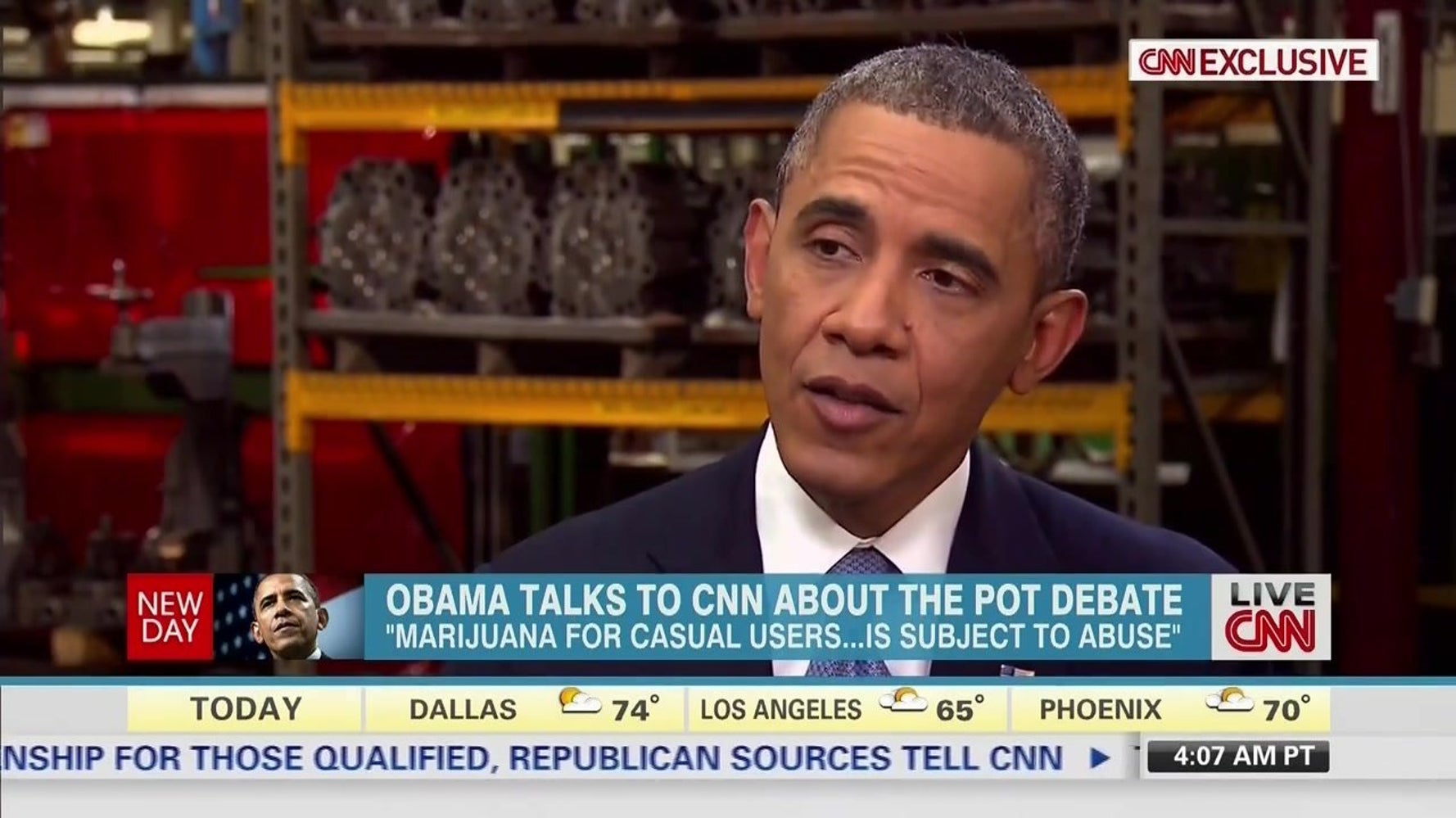 Obama: Marijuana For Casual Users Is Subject To Abuse | HuffPost Videos