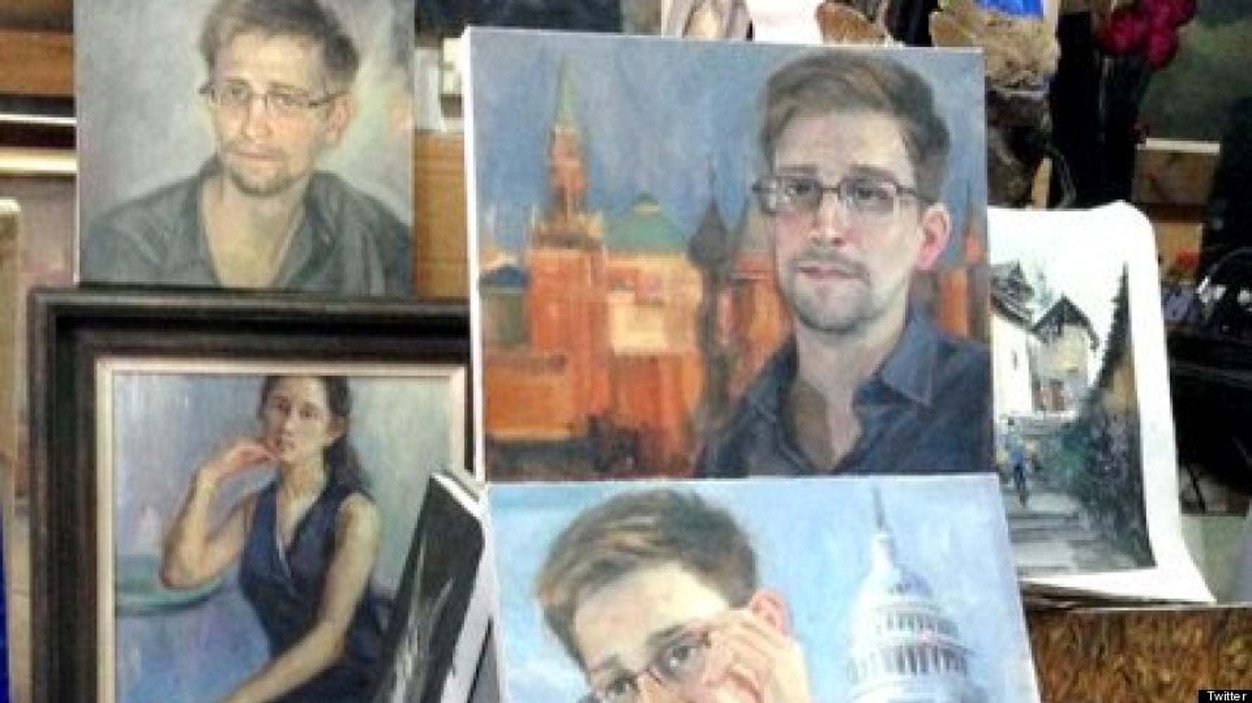 Don't Tell The NSA: Edward Snowden Portraits Popular In China ...