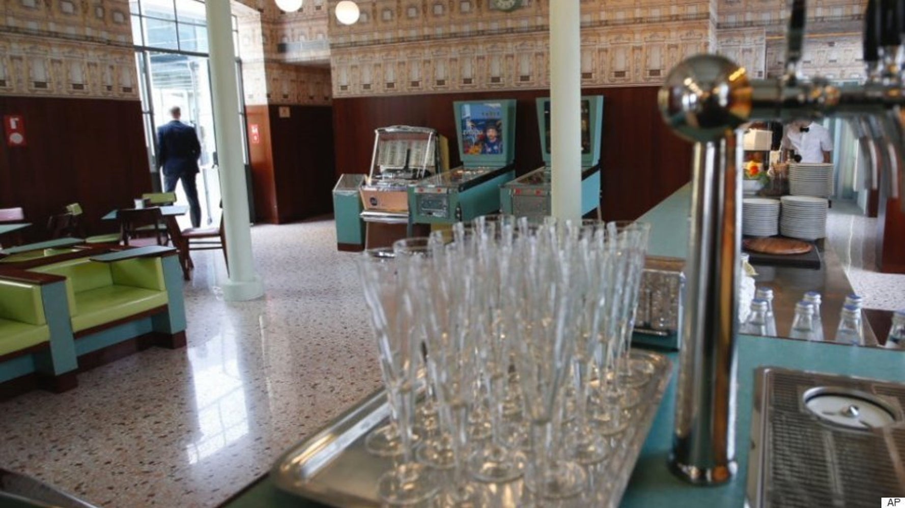 Wes Anderson Designs A Very Wes Anderson Looking Cafe In Milan | HuffPost