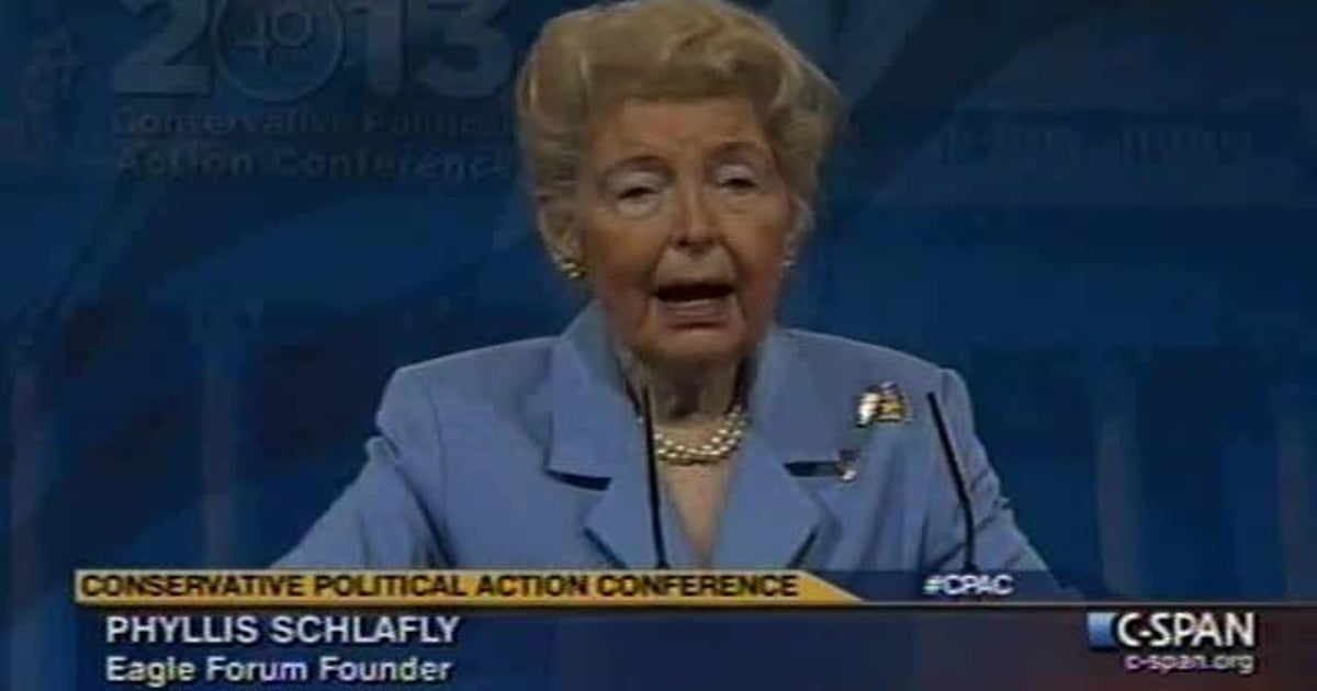 Phyllis Schlafly: 'Bunch Of Losers' | HuffPost Videos