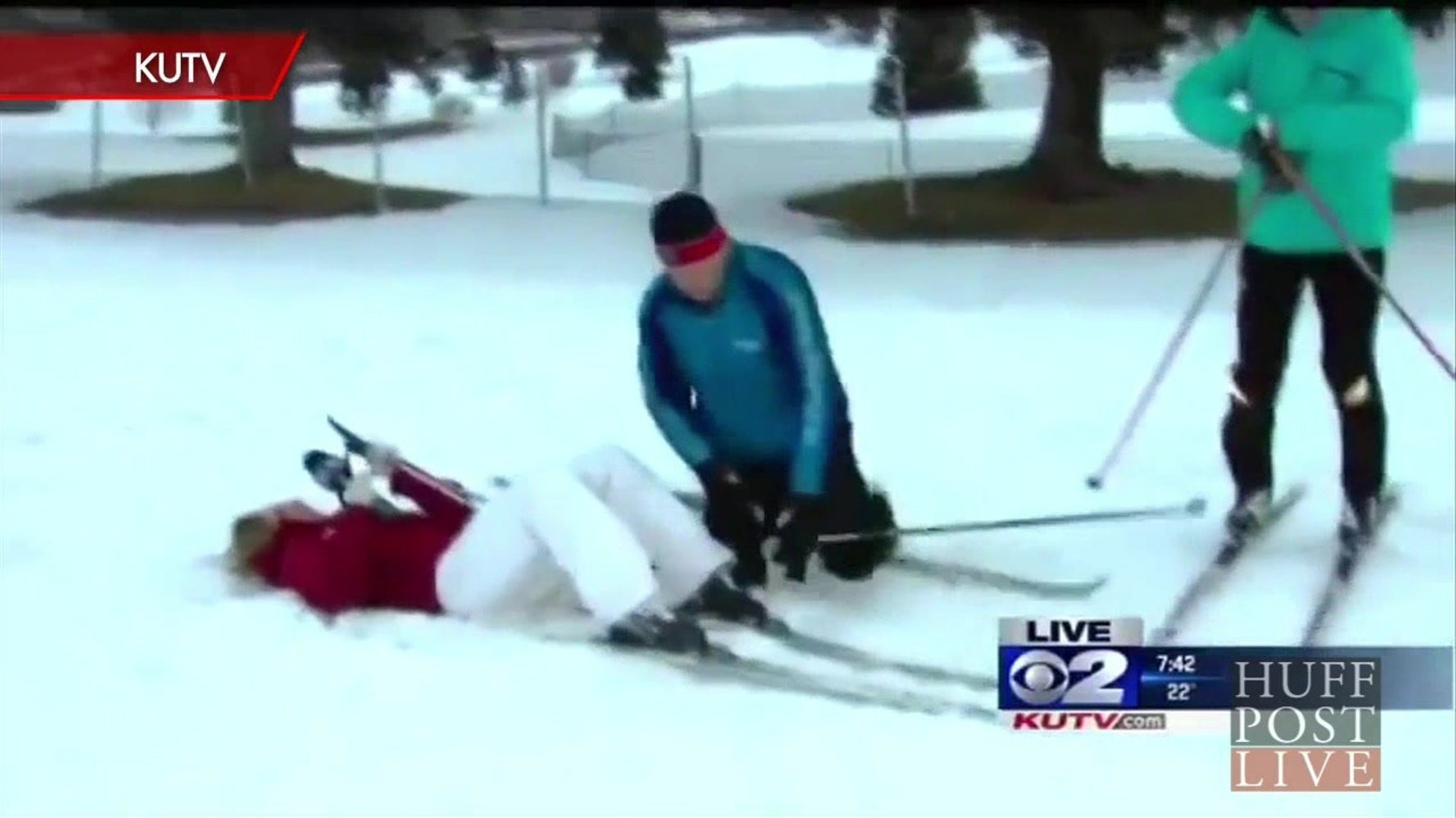 Reporter Passes Out During Broadcast | HuffPost Videos