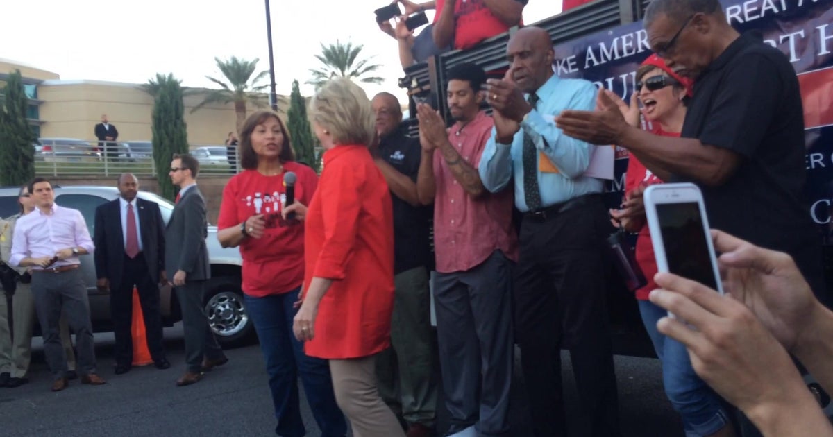 Hillary Clinton Attends Trump Protest | HuffPost Videos