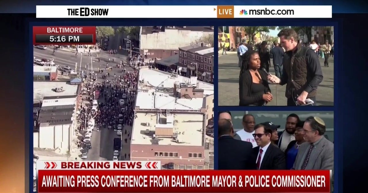 Baltimore Protester Schools Anchor On Cable News Coverage | HuffPost Videos