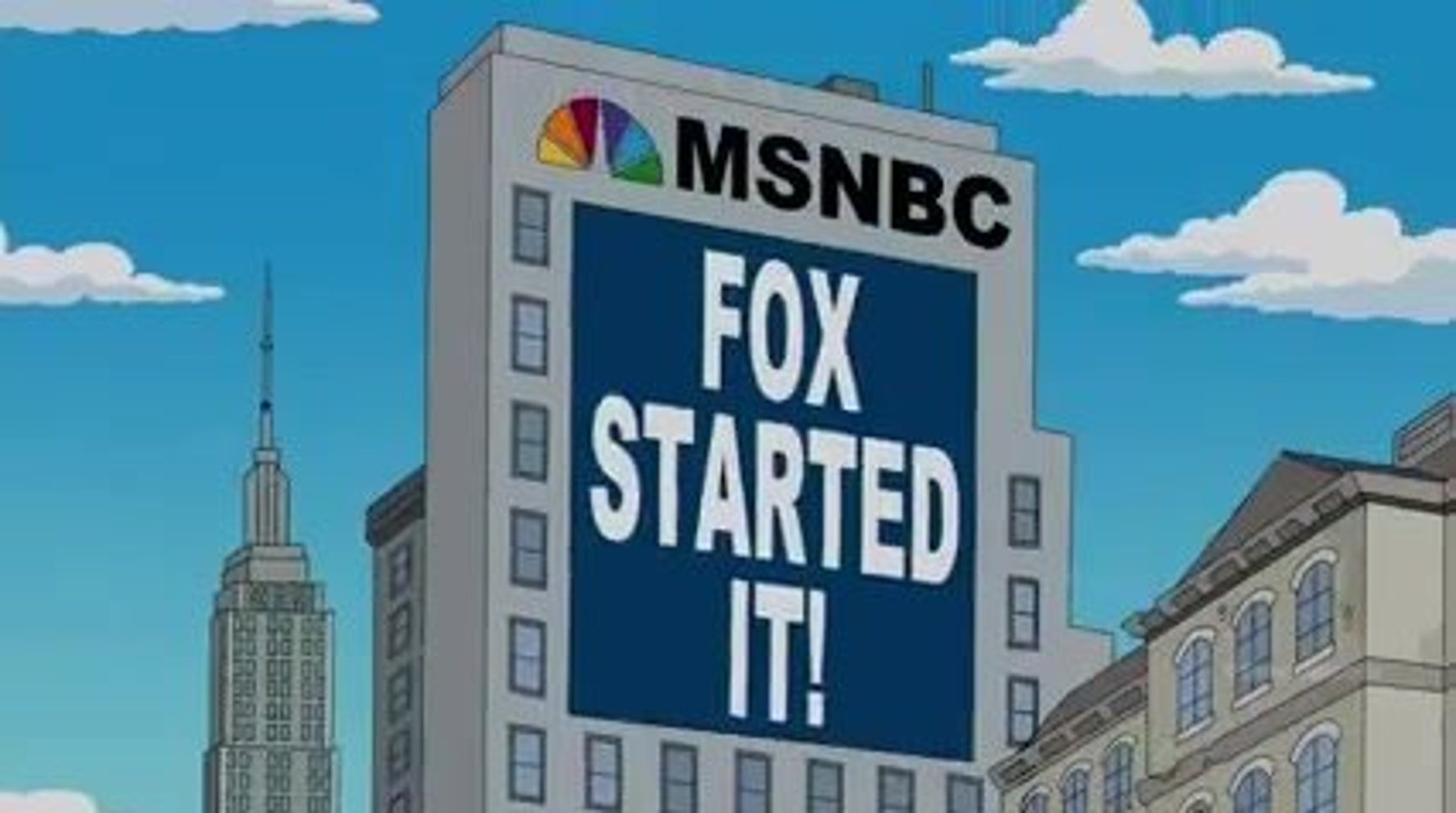 'The Simpsons' Takes Jabs At Cable News | HuffPost Videos