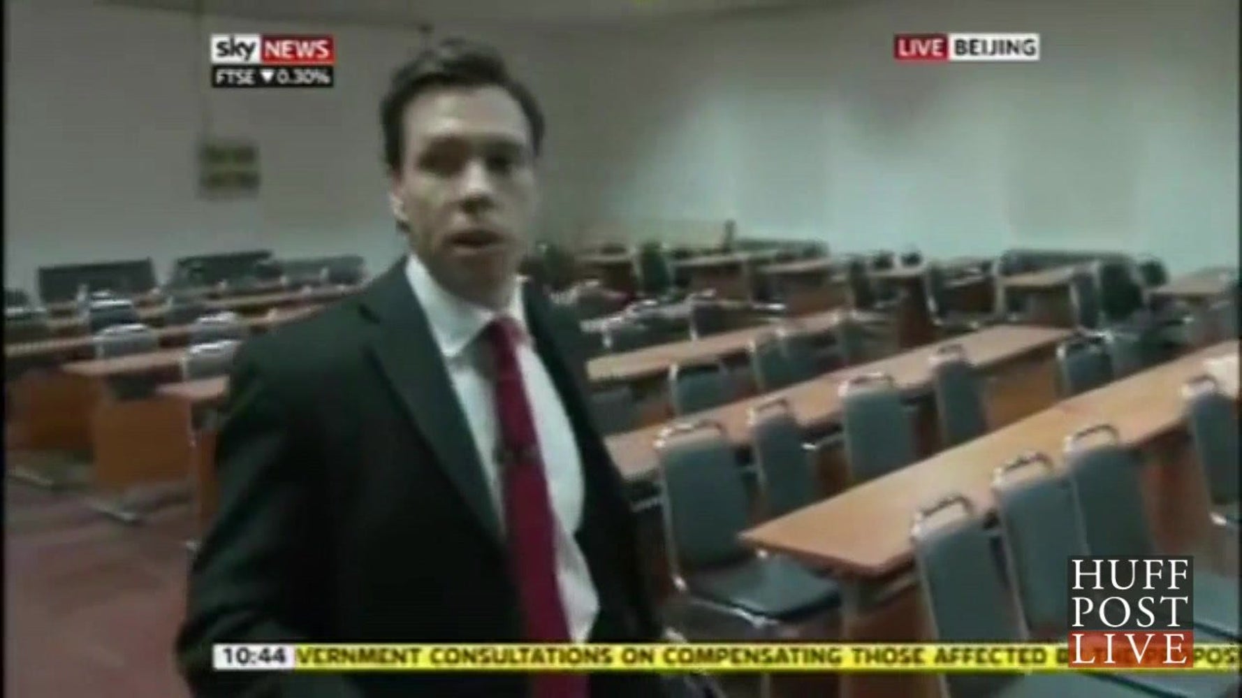 Sky News Reporter Mark Stone Detained On Live TV In China | HuffPost Videos
