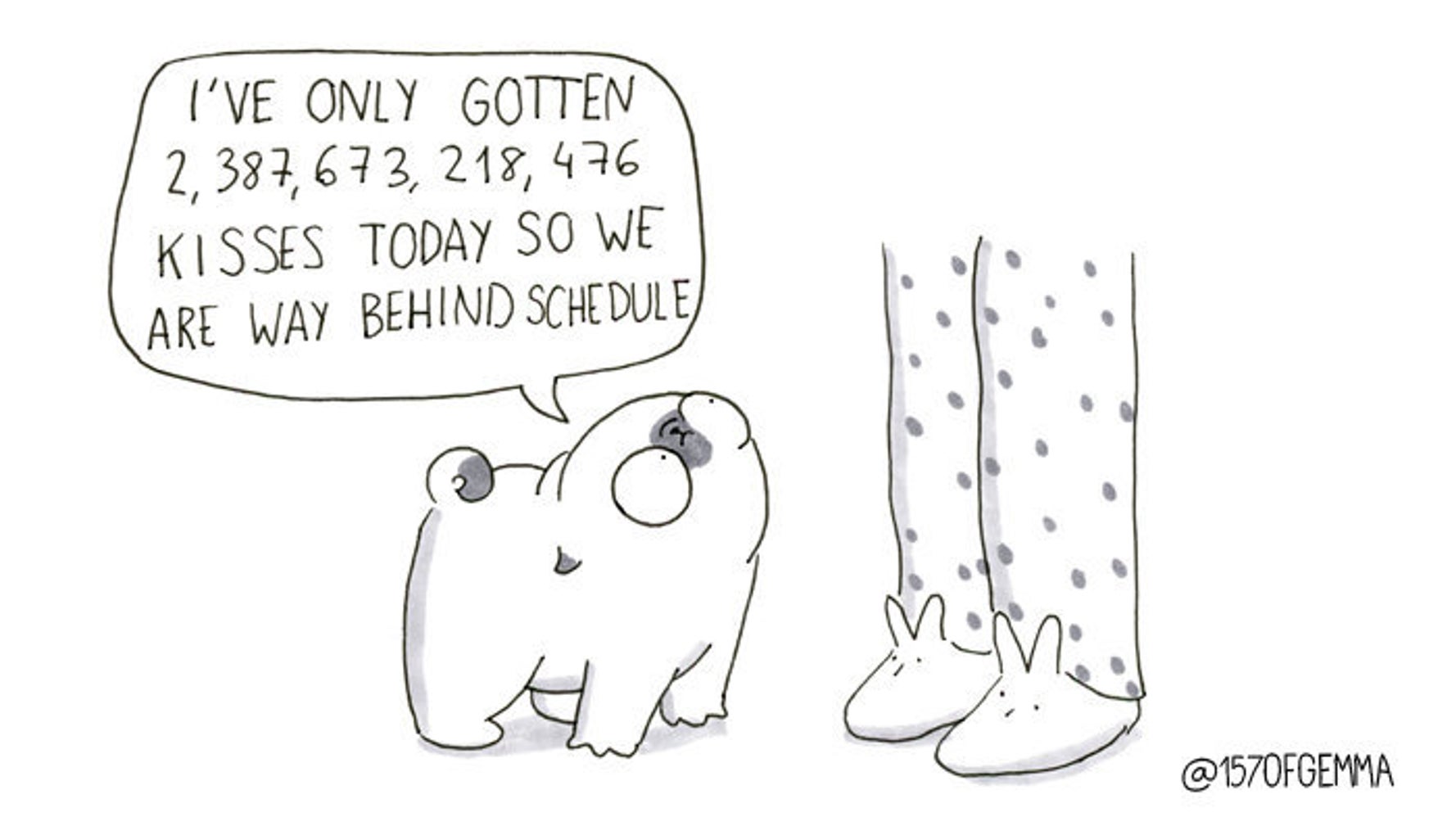 This Artist Illustrates Life With Her Pampered Pug Mochi | HuffPost Life