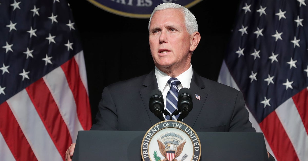 Mike Pence Unveils Plans For New Space Force Military Branch By 2020 ...