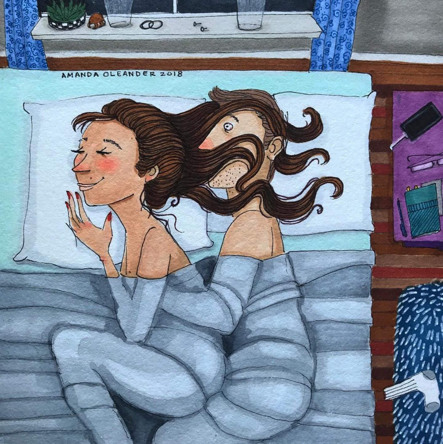 23 Comics That Capture The Highs And Lows Of Sharing A Bed With Your ...