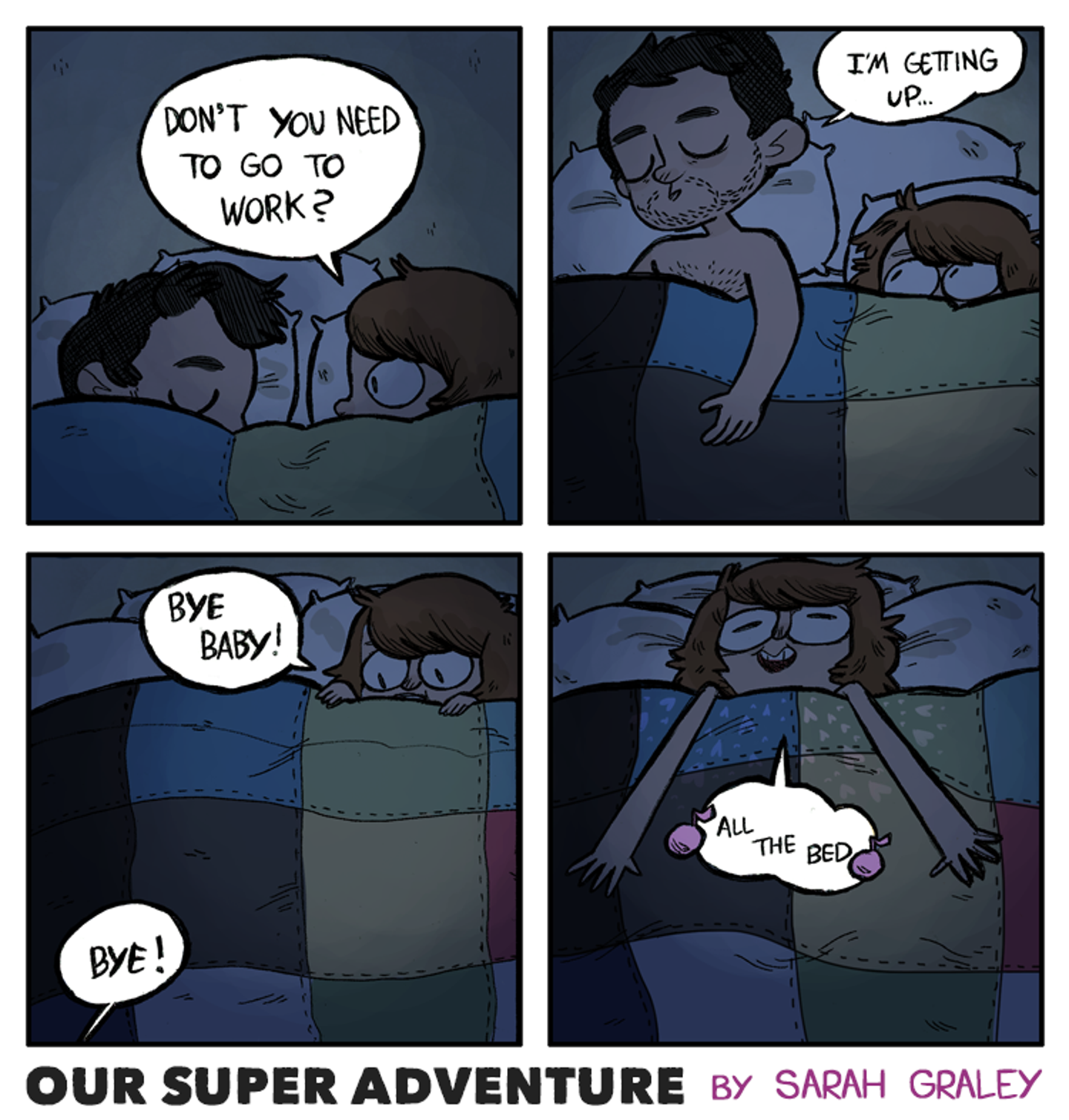 23 Comics That Capture The Highs And Lows Of Sharing A Bed With Your ...