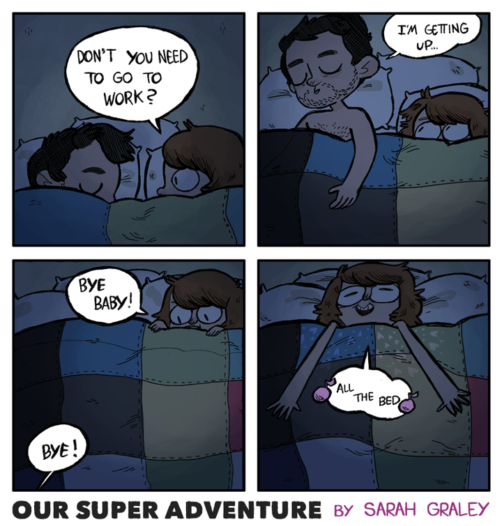 23 Comics That Capture The Highs And Lows Of Sharing A Bed With Your
