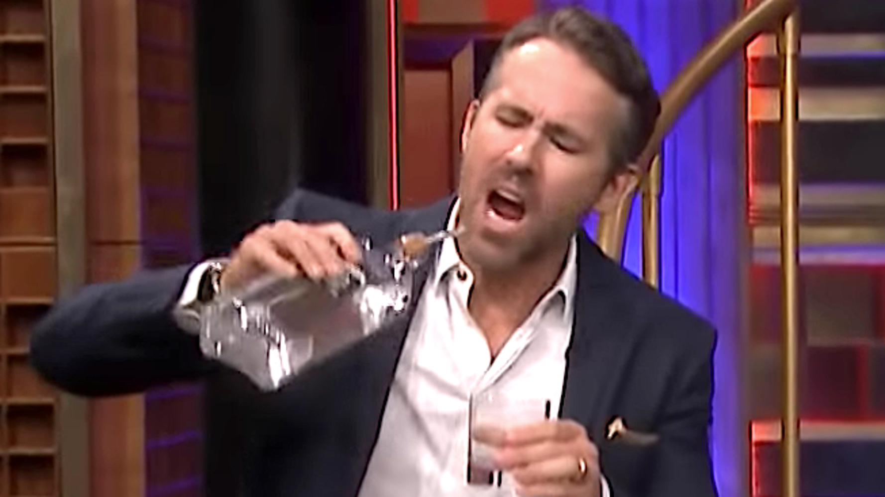 Try Not To Puke Watching Ryan Reynolds Drink A Truly Disgusting ...