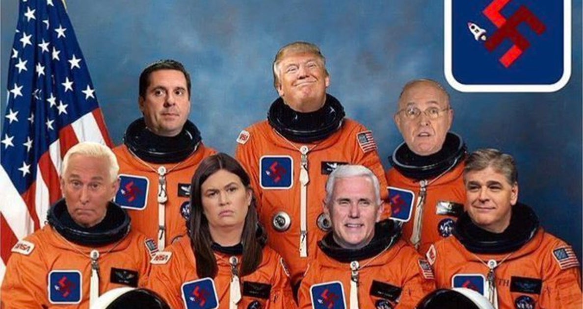 Roger Stone Posted Swastika-Laden Image Of ‘Space Force’ Featuring ...