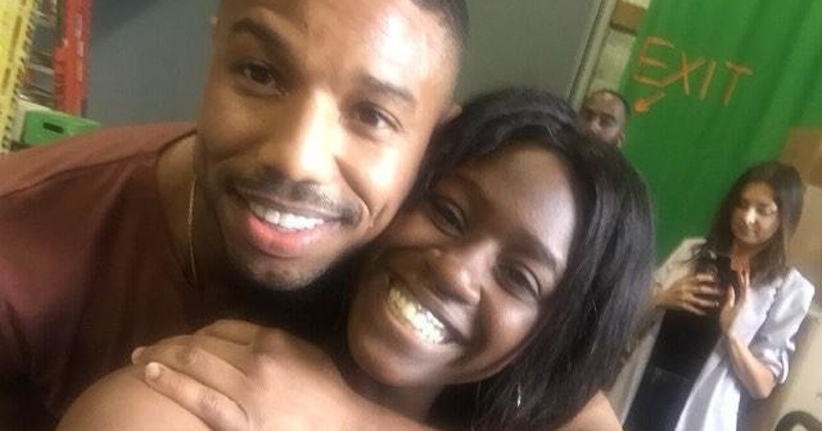 Michael B. Jordan Surprises Teen Who Brought Cardboard Cutout Of Him To ...
