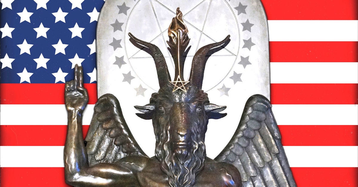 Satanic Temple Unveils Baphomet Statue During Arkansas