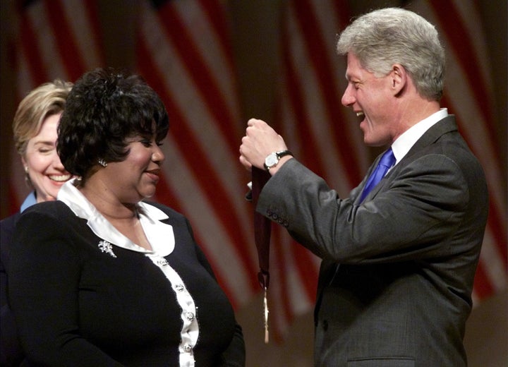 Bill Clinton Remembers Aretha Franklin At Detroit Funeral | HuffPost ...