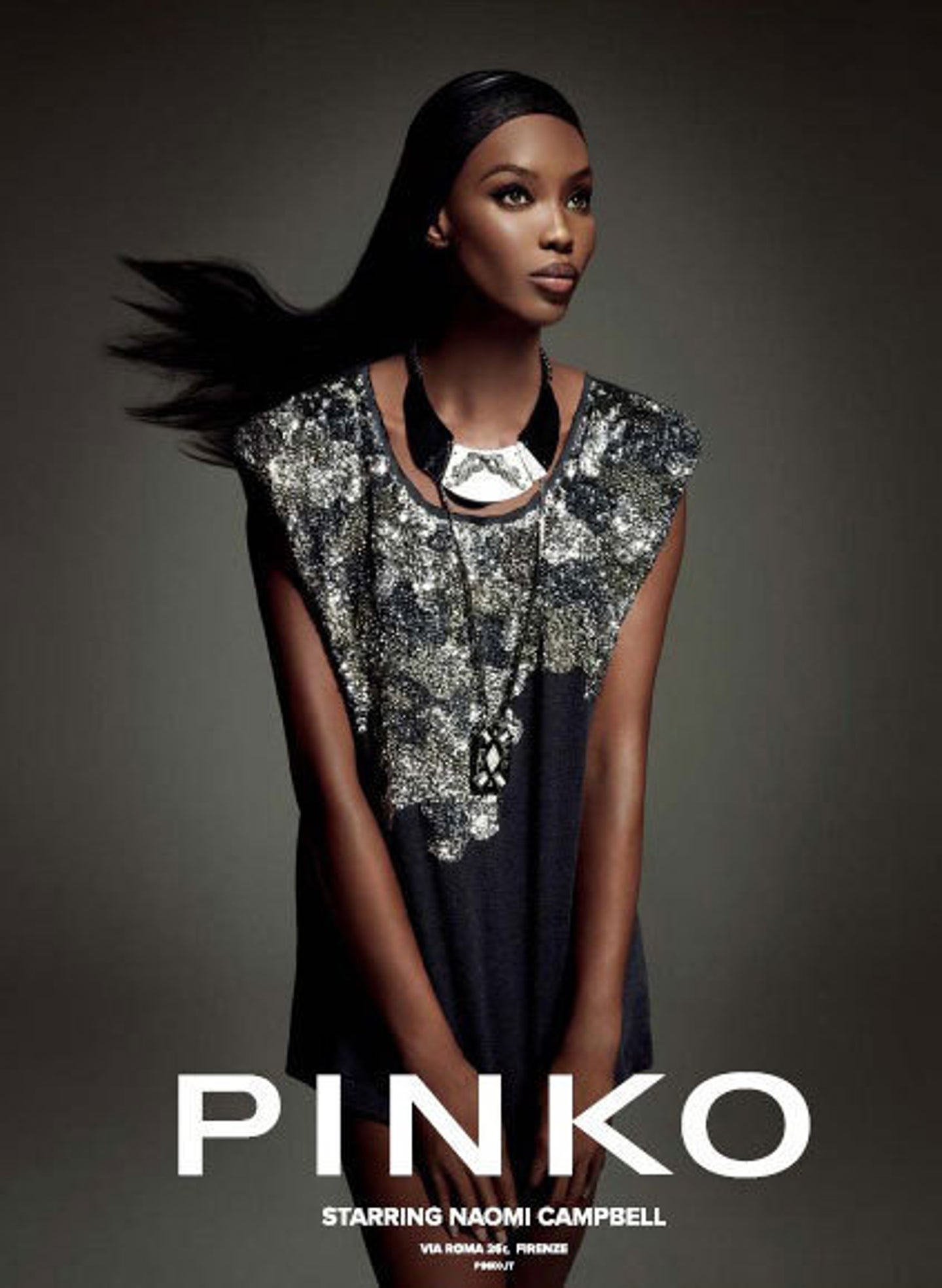 Naomi Campbell Strikes A Pose For The Pinko Fall 2012 Ad Campaign ...