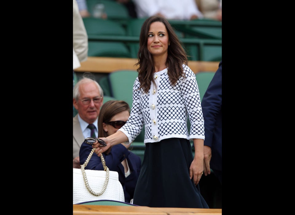 Pippa Middleton Spotted At Wimbledon In Prim Outfit (PHOTOS) | HuffPost ...
