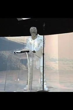 Kanye West Crystal Mask