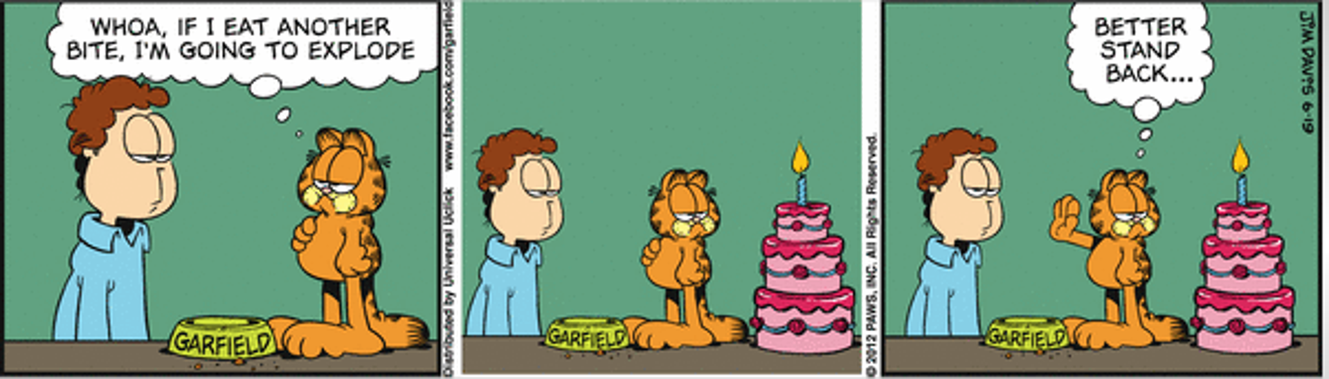Garfield's Love For Food In Comic Strips (PHOTOS) | HuffPost Life
