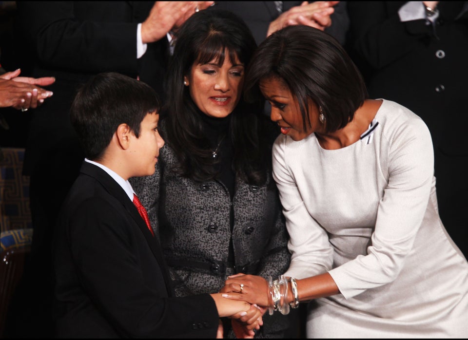 Michelle Obama Wears Rachel Roy Dress For State Of The Union (PHOTOS ...
