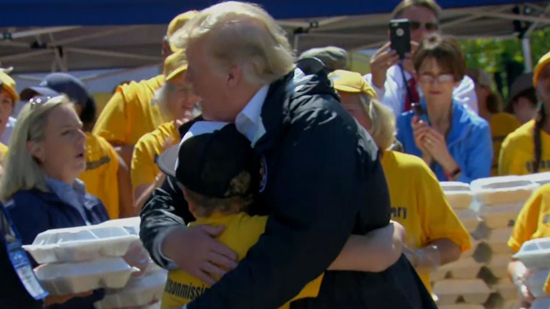 Boy Asks President Trump For A Hug | HuffPost