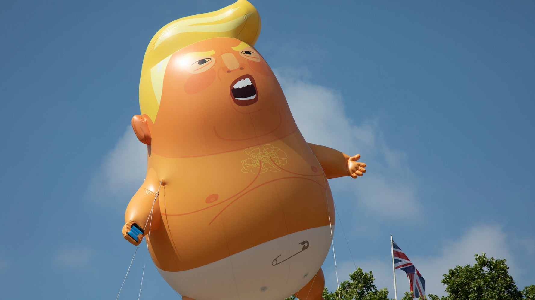 Baby Trump Blimp Highlights Puerto Rico Rally Near Mar-a-Lago ...