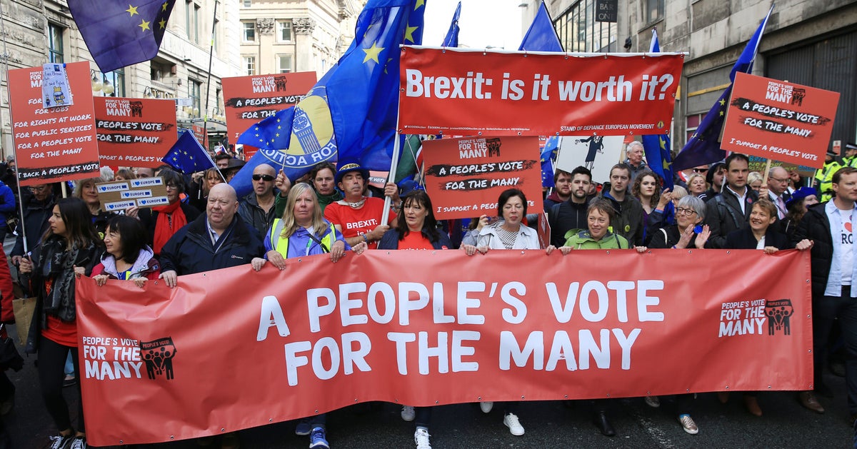 Liverpool Protest Demanding 'People's Vote' On Brexit Piles Pressure On ...