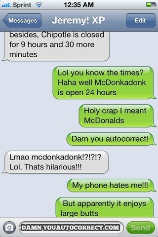 The 15 Funniest Autocorrects Of The Month (NSFW) | HuffPost Entertainment