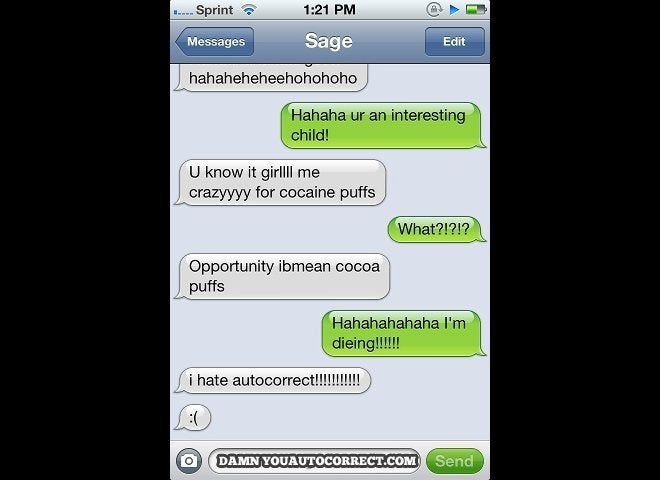 15 Funniest Autocorrects Of The Month (PICTURES) | HuffPost Entertainment