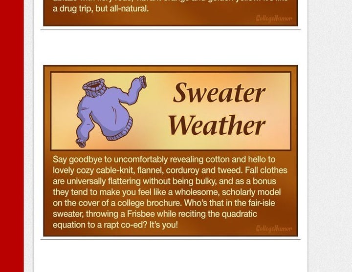 The 15 Best And Worst Things About Fall | HuffPost Entertainment