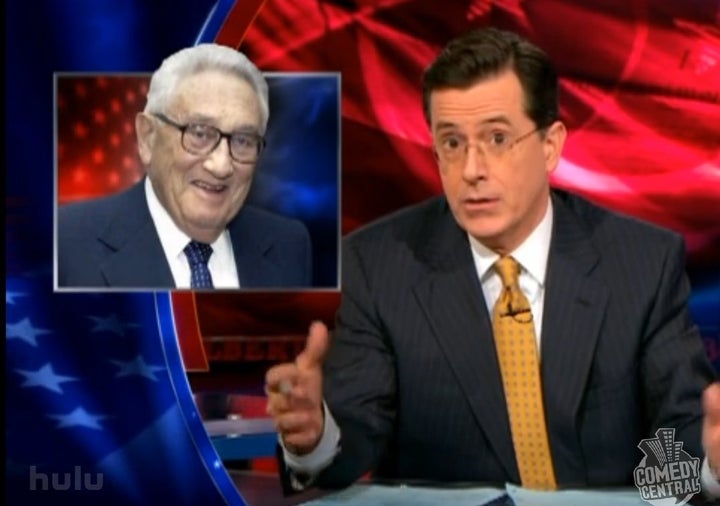 Colbert Grills Henry Kissinger, Puts Transgender Rumors To Rest (VIDEO ...