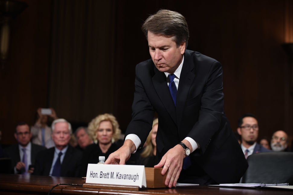 The Best Photos From Judge Brett Kavanaughs Testimony Huffpost