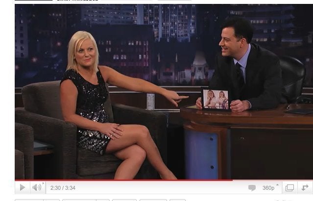 Amy Poehler Explains Her Stock Photo Modeling Past On Kimmel (VIDEO ...