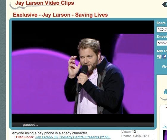 Friday Night Stand Up Sneak Peak: Jay Larson On Shady Payphones (VIDEO ...