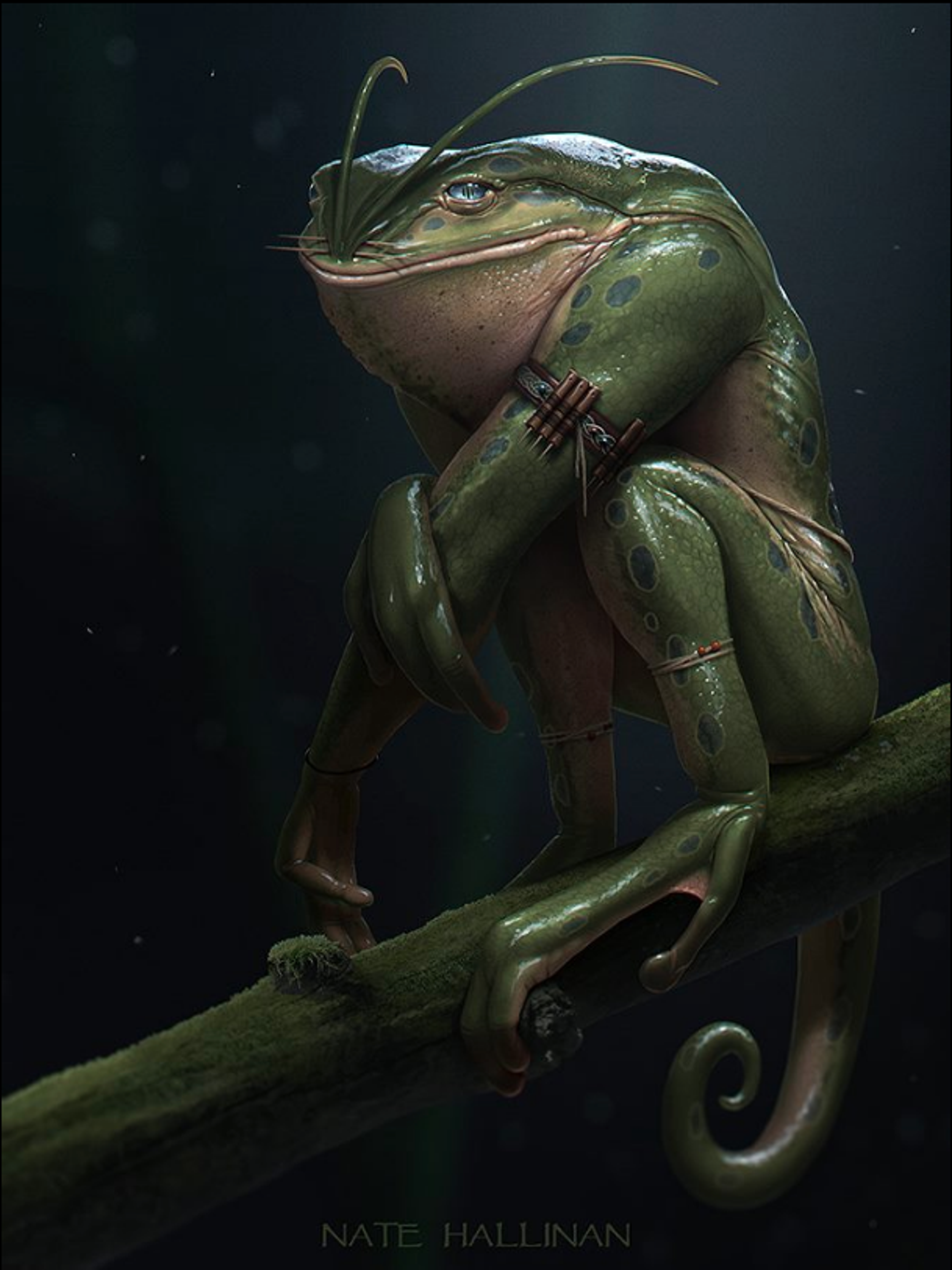 Nate Hallinan, Freelance Artist, Creates Incredible Creature Portraits ...