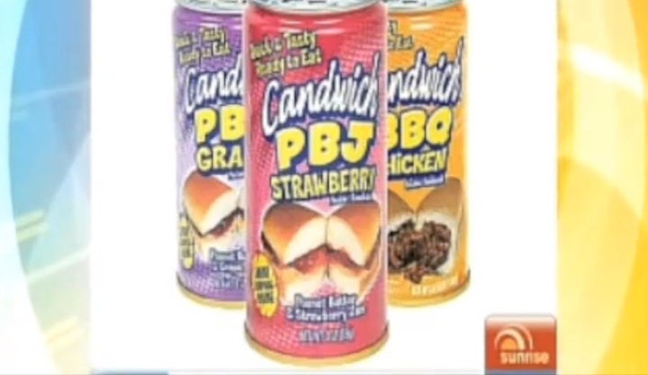 Candwich Debuts: Peanut Butter And Jelly Sandwich In A Can | HuffPost ...