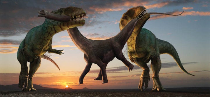 Dinosaur Pictures Show Prehistoric Predators Chowing Down ...