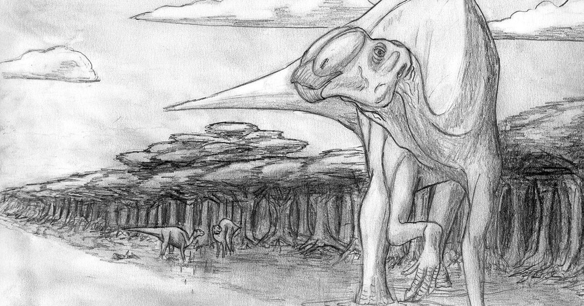 New Duck-Billed Dinosaur With Huge Nose, Latirhinus Uitstlani ...