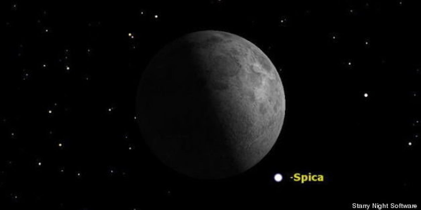 See Moon, Planets, & Star Spica This Month In A Series Of Celestial ...