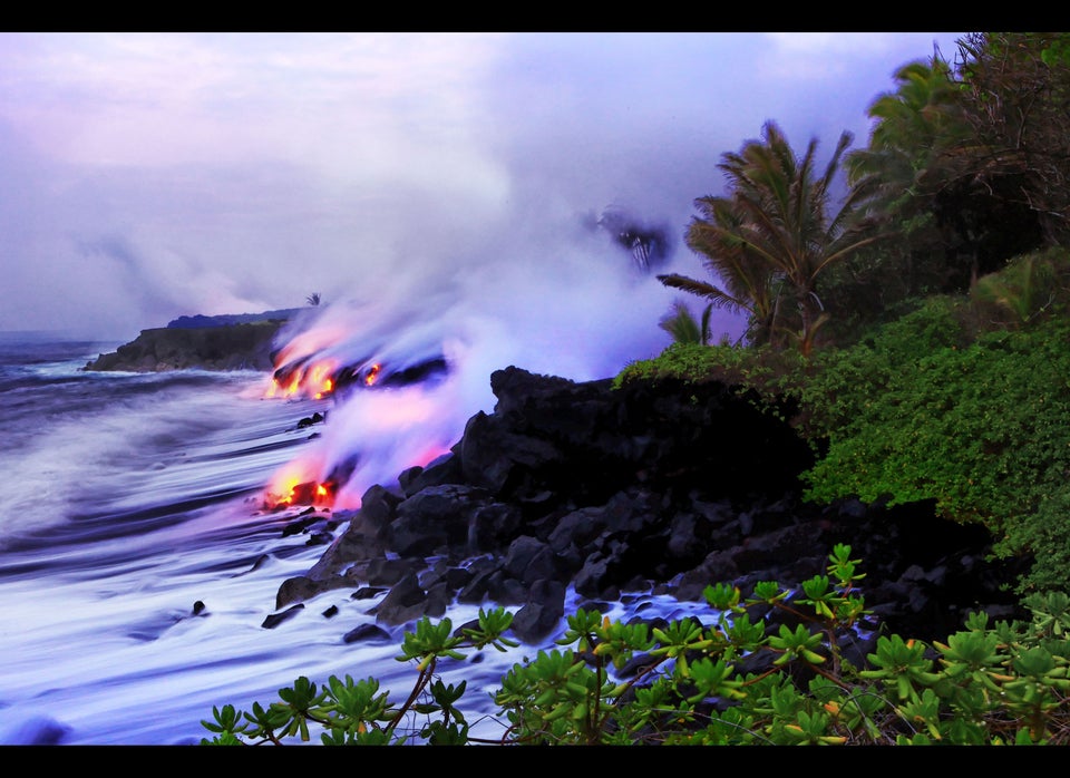 Lava Meets Water In Extreme Pictures From Hawaii (PHOTOS) | HuffPost Impact