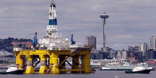 Shell Oil Rig Arrives In Seattle Amid Fierce Outcry | HuffPost Impact