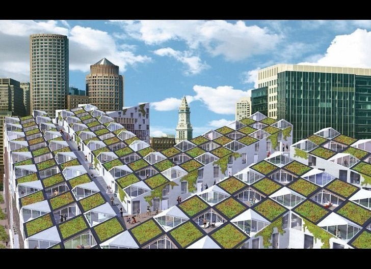 Boston Fusion: Bayarch's Checkerboard Building Brings Countryside To ...